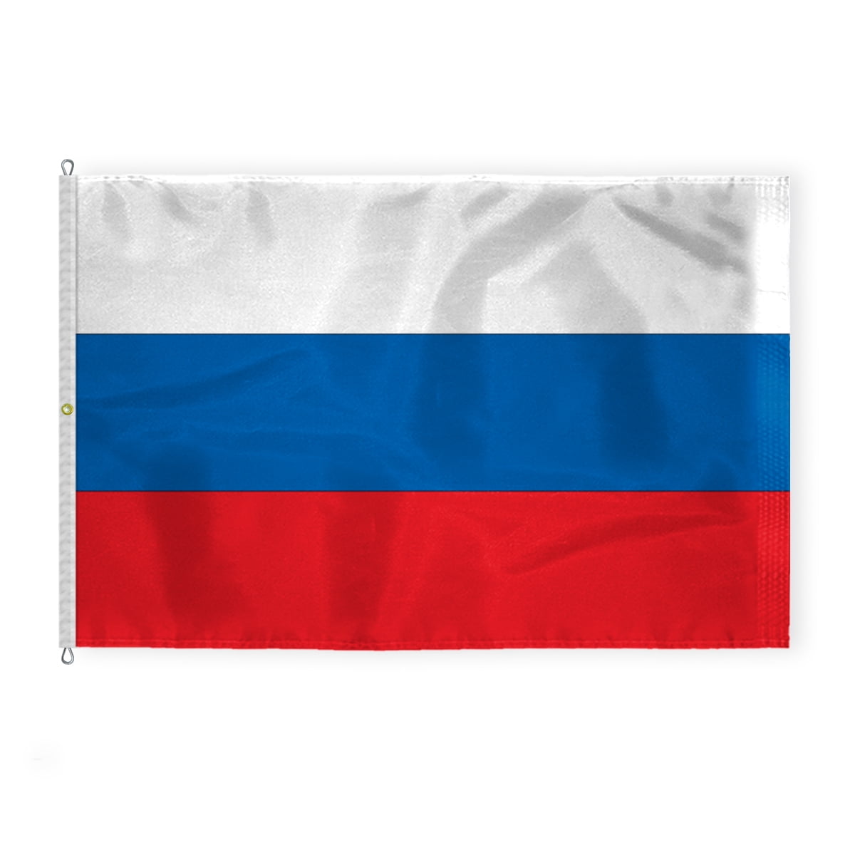 AGAS 8 x 12 Feet Russia Flag Heavyweight Nylon Brass Grommets Rope and ...