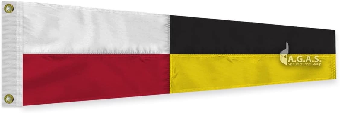 AGAS No 9 Pennant Code of Signals - 8 In x 2 Ft - Printed 200 Nylon ...