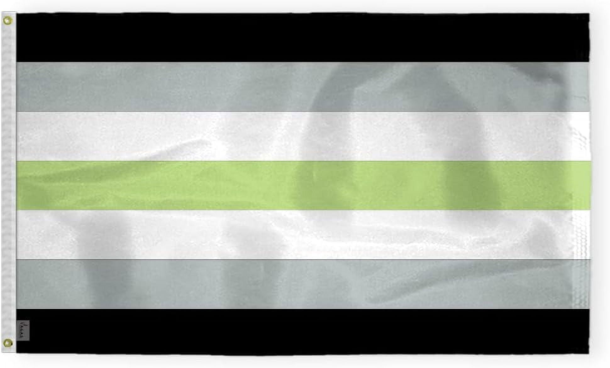 AGAS Agender Pride Flag 3x5 Ft - Double Sided Printed 200D Nylon ...