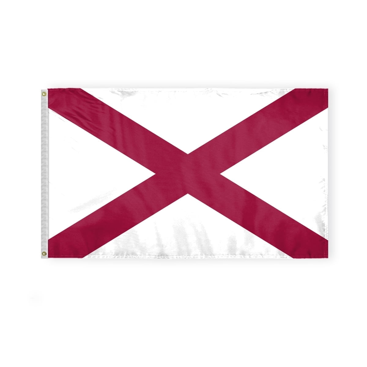 AGAS Alabama State Flag 3x5 Ft - Single Sided Polyester - Metal ...