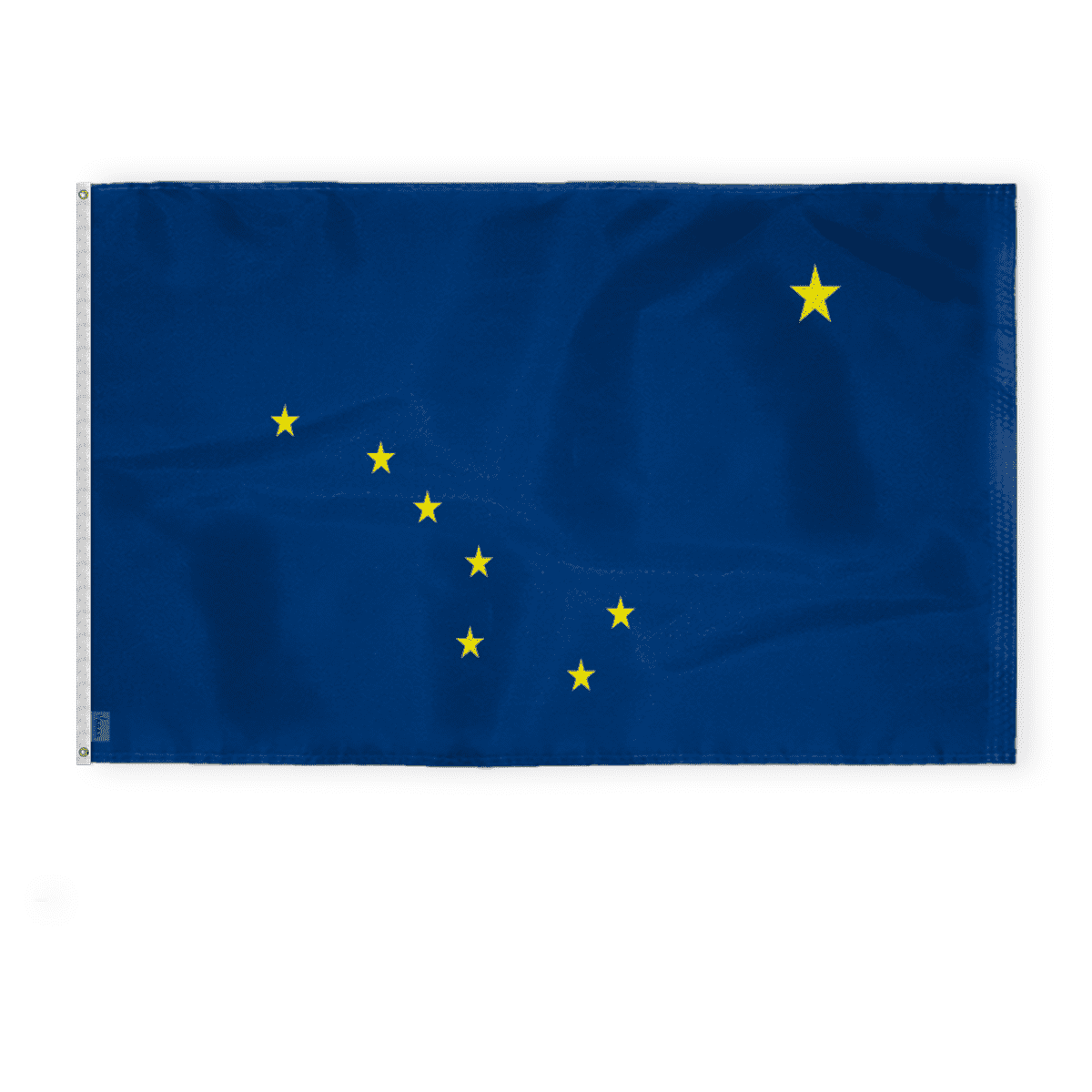 AGAS Alaska State Flag 5x8 Ft - Double Sided Reverse Print On Back 200D ...