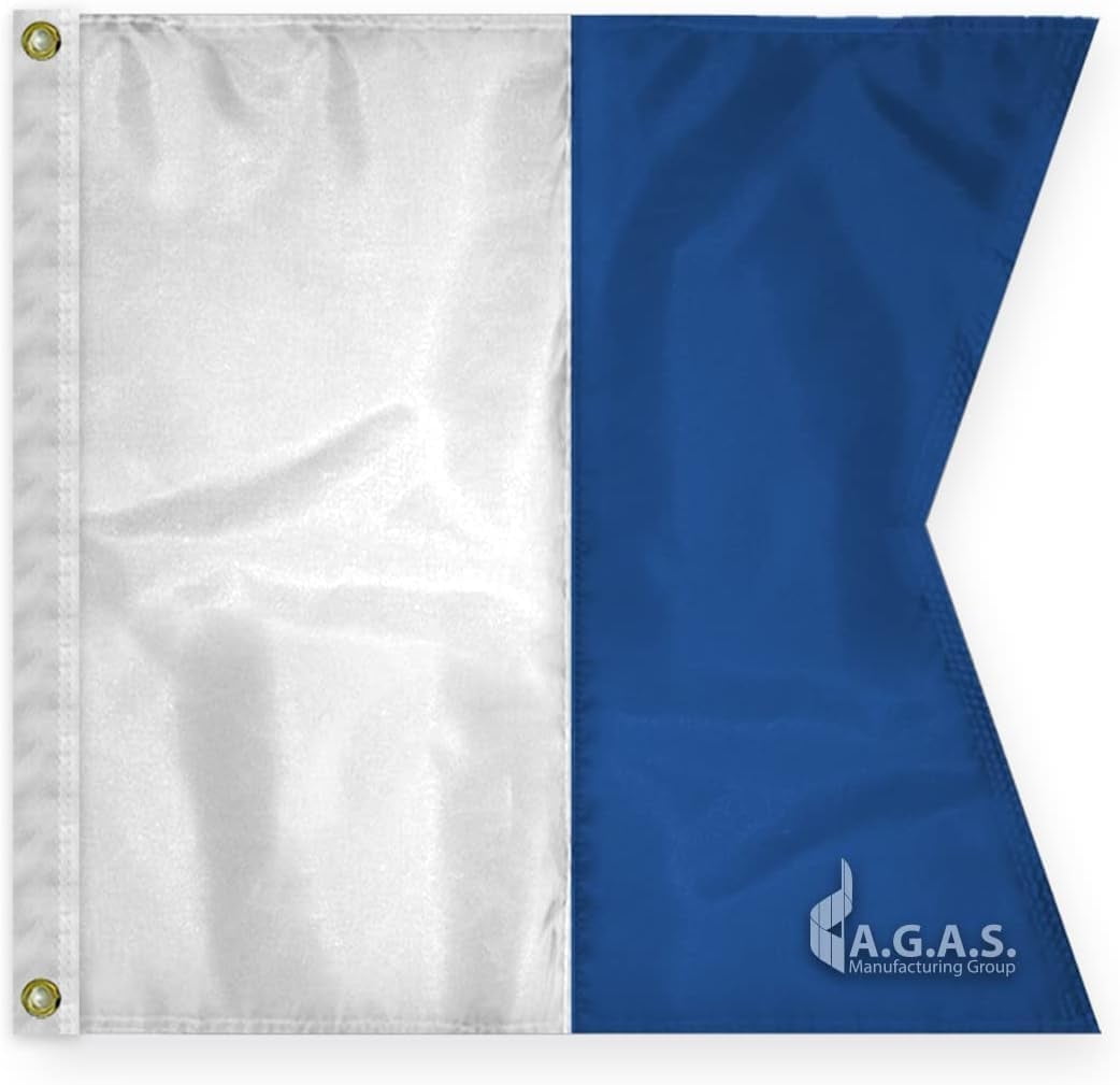 AGAS Alpha Code A Marine Signal Flag - Printed 200D Nylon - Canvas ...