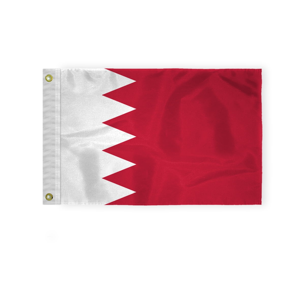AGAS Bahrain Boat Flag - 12x18 inch - 200D Nylon - Stitched Edges ...