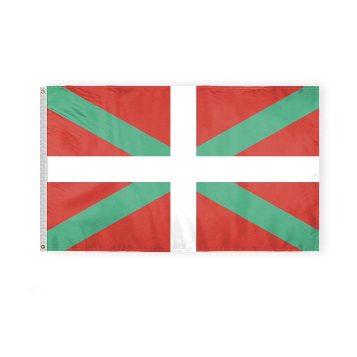 AGAS Basque Lands Flag 3x5 ft Double Stitched Hem 100% Polyester Metal ...