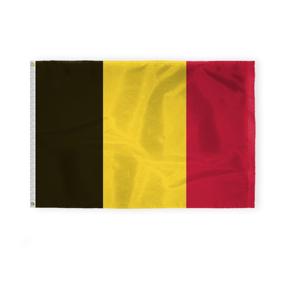 AGAS Belgium Flag 4x6 ft - 200D Nylon - Stitched Edges - Canvas Header ...