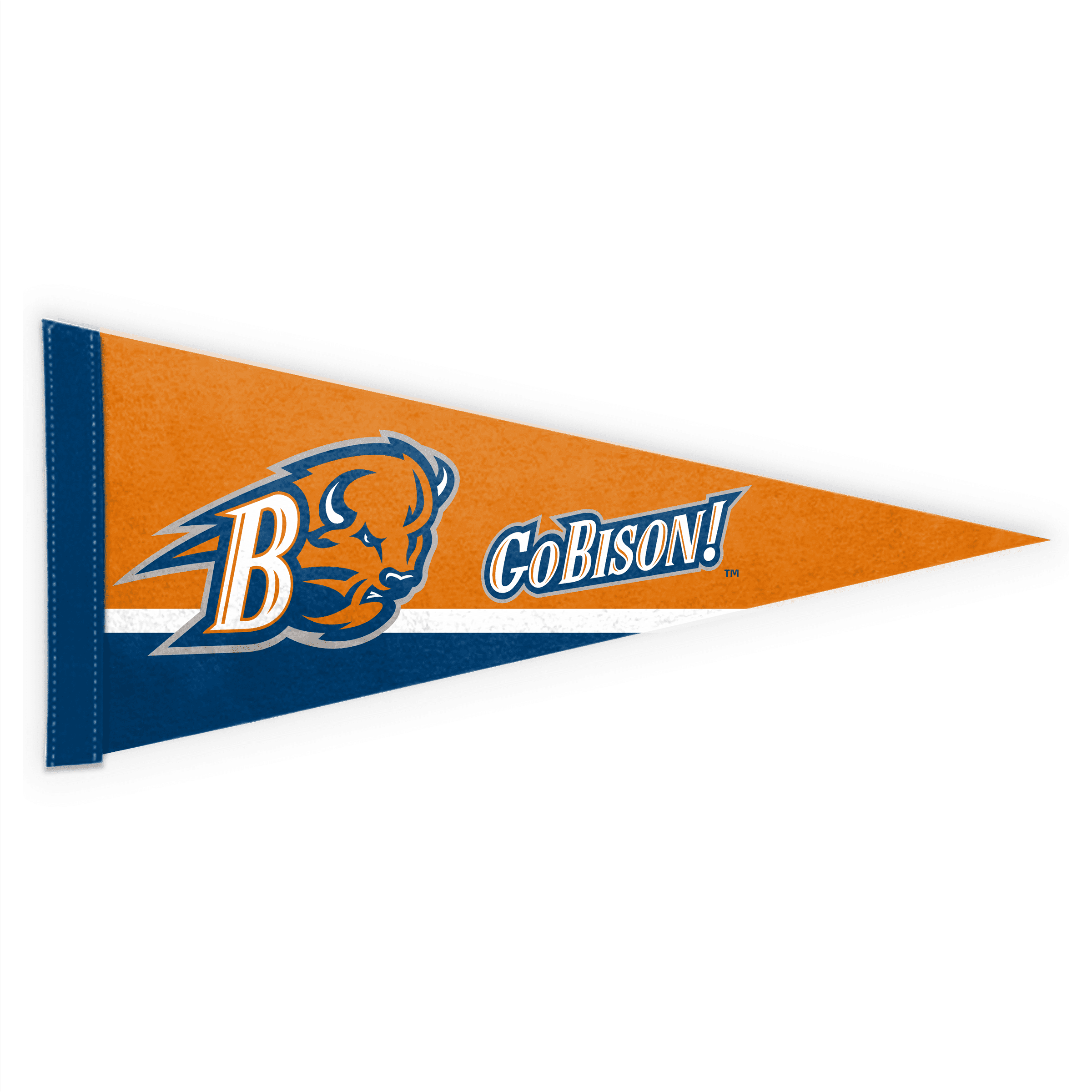 AGAS Bucknell Bisons Small Felt Pennant - 9"x24" Sleeve For Stick ...