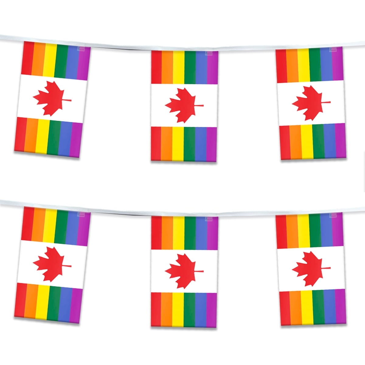 AGAS Canada Pride Streamers for Party 60 Ft long - 5 Mil Plastic ...