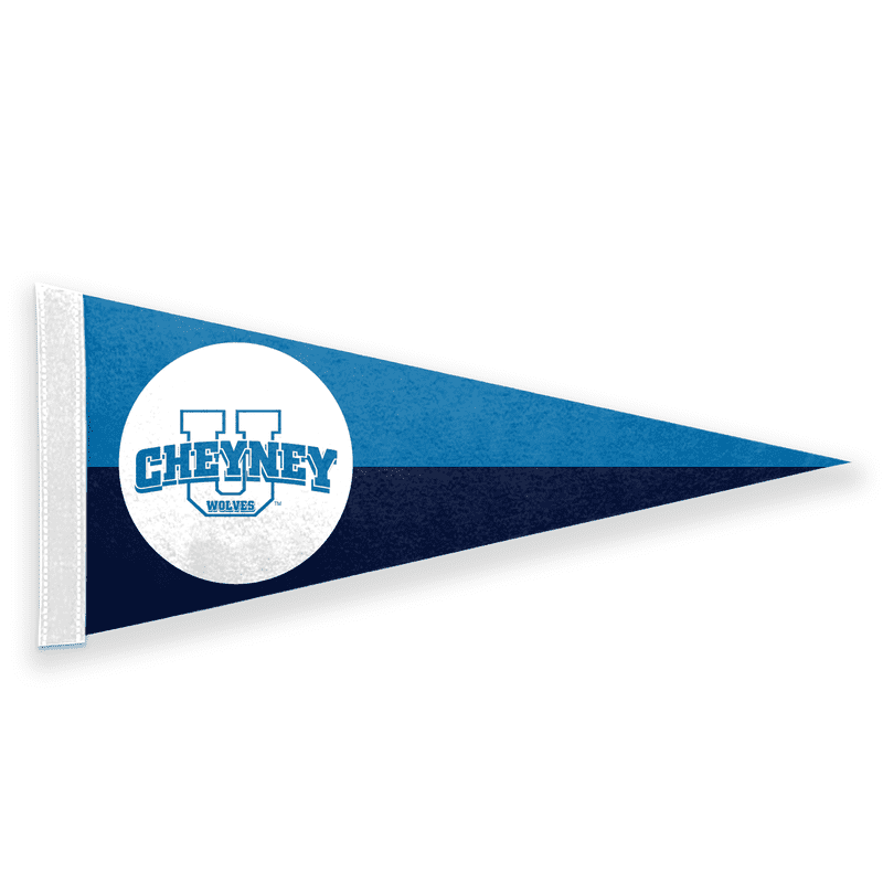 AGAS Cheyney University Wolves Full Size Felt Pennant Banner 12x30 inch ...