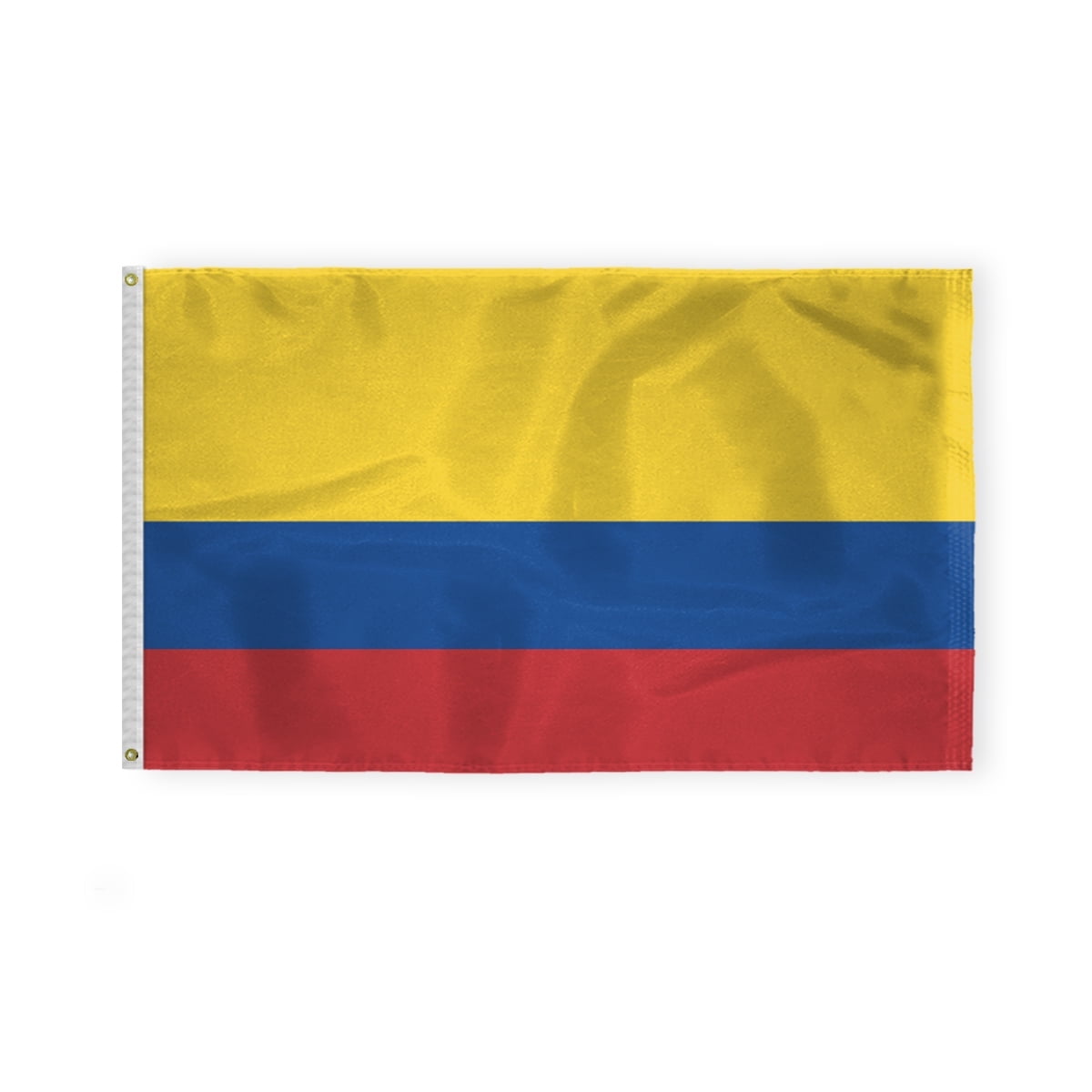 AGAS Colombia Flag - 3x5 ft - 200D Nylon - Stitched Edges - Canvas ...