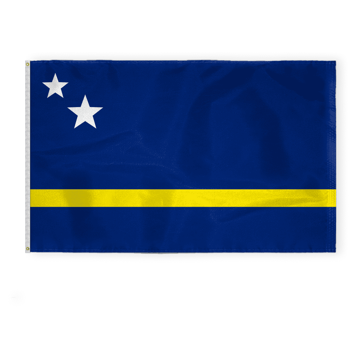 AGAS Curacao National Flag 5x8 ft 200D Nylon Fabric Double Stitched ...