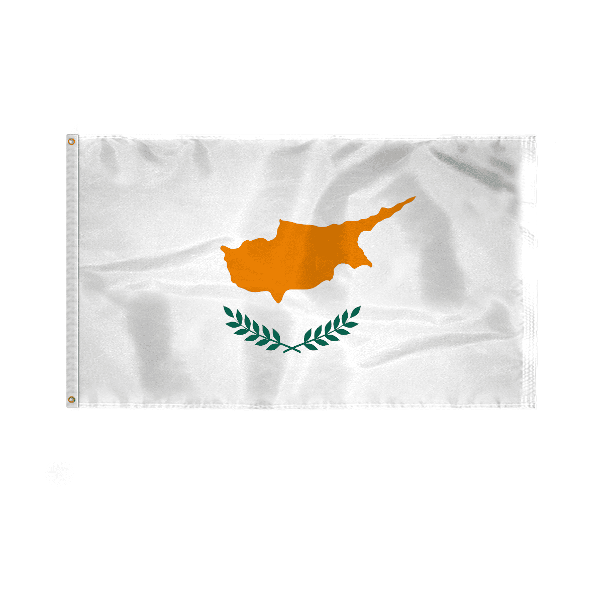 AGAS Cyprus Cypriot Flag 3x5 ft 200D Nylon Fabric Double Stitched ...