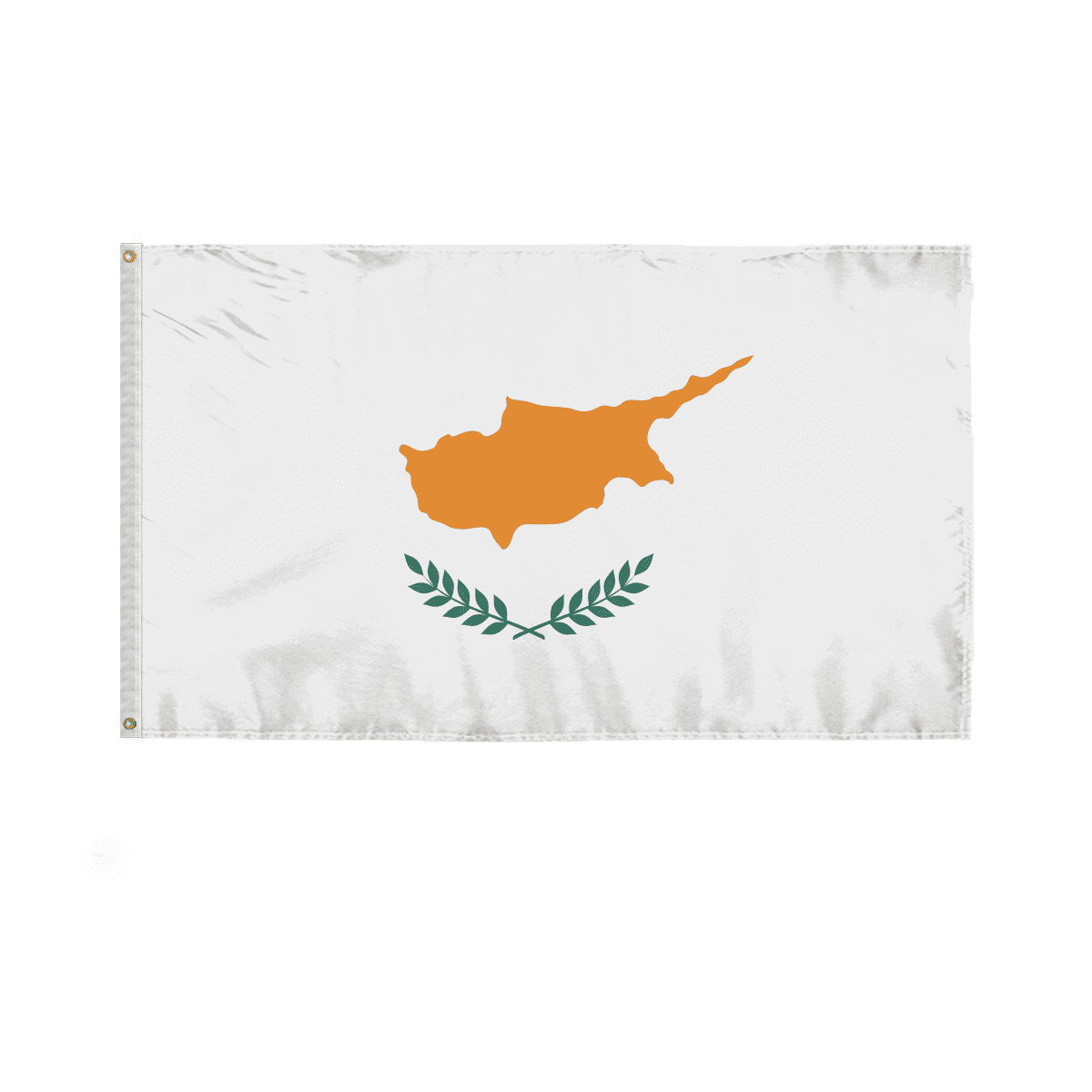 AGAS Cyprus Flag 3x5 ft Polyester Fabric Double Stitched Polyester ...