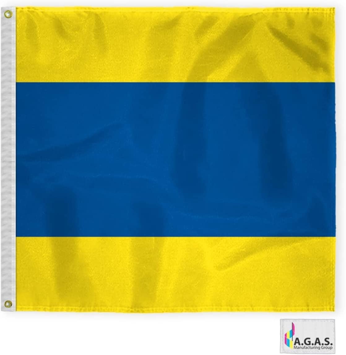 AGAS Delta Code D Marine Signal Flag - Printed 200D Nylon - Canvas Header - Brass Grommets ...