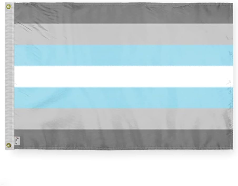 AGAS Demiboy Pride Flag 3x5 Ft - Double Sided Polyester - Plated ...
