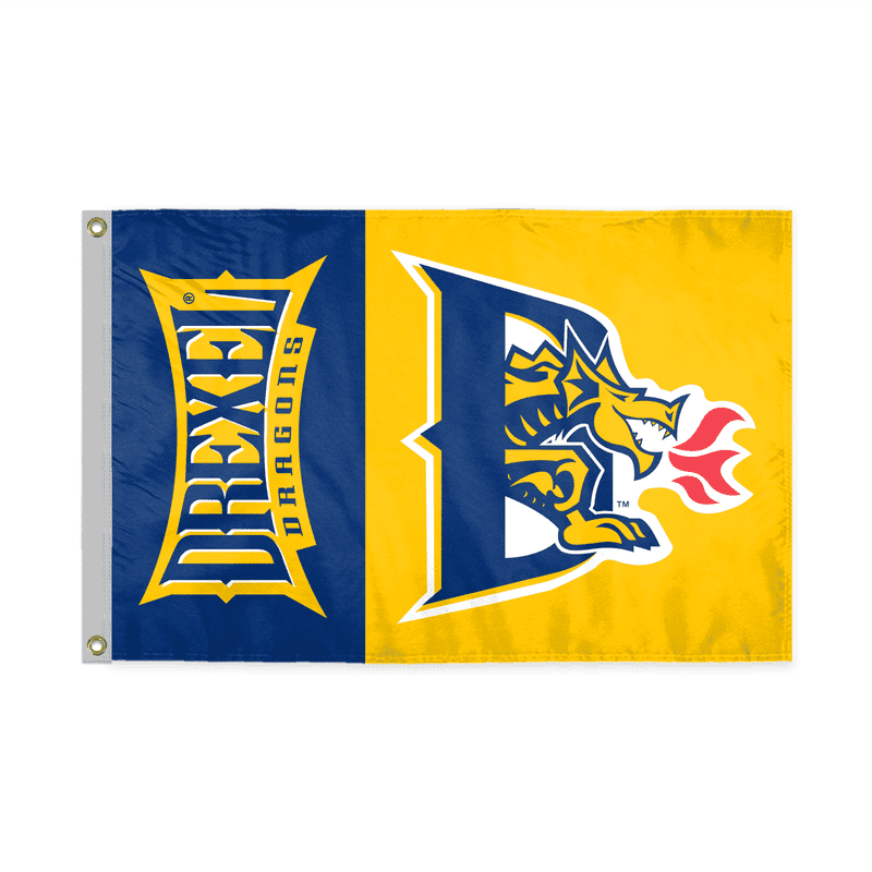 AGAS Drexel DU Dragons Logo Small Flags 2x3 Ft Single-Reverse Printed ...