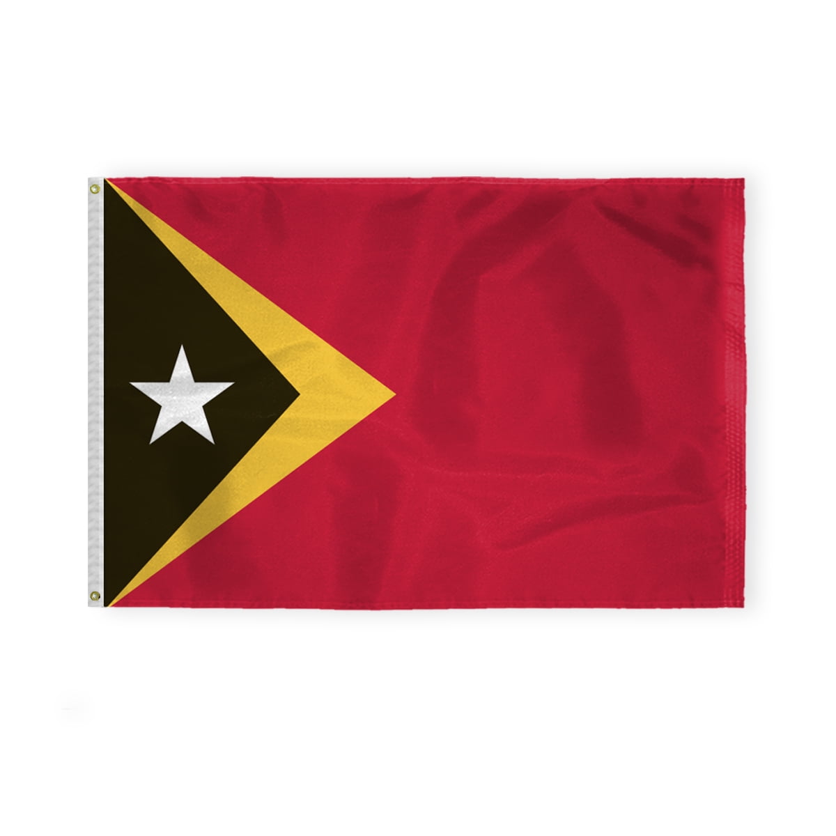 AGAS East Timor Flag 4x6 ft 200D Nylon 4 Needle Lock Stitched Fly Hem ...