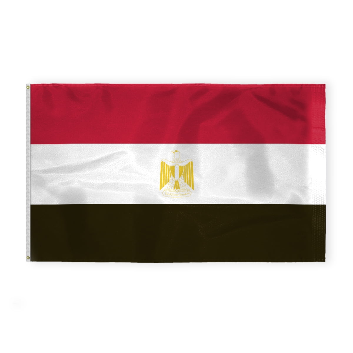AGAS Egypt Flag - 6x10 ft - 200D Nylon - Stitched Edges - Canvas Header ...