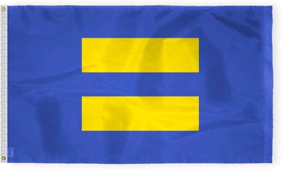 AGAS Equality Pride Flag 3x5 Ft - Printed 200D Nylon - Brass Grommets ...
