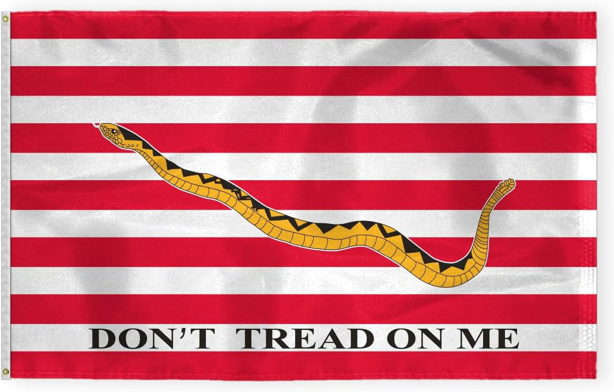 AGAS First Navy Jack Historic Flag 4x6 ft Nylon 4 Needle Lock Stitched ...
