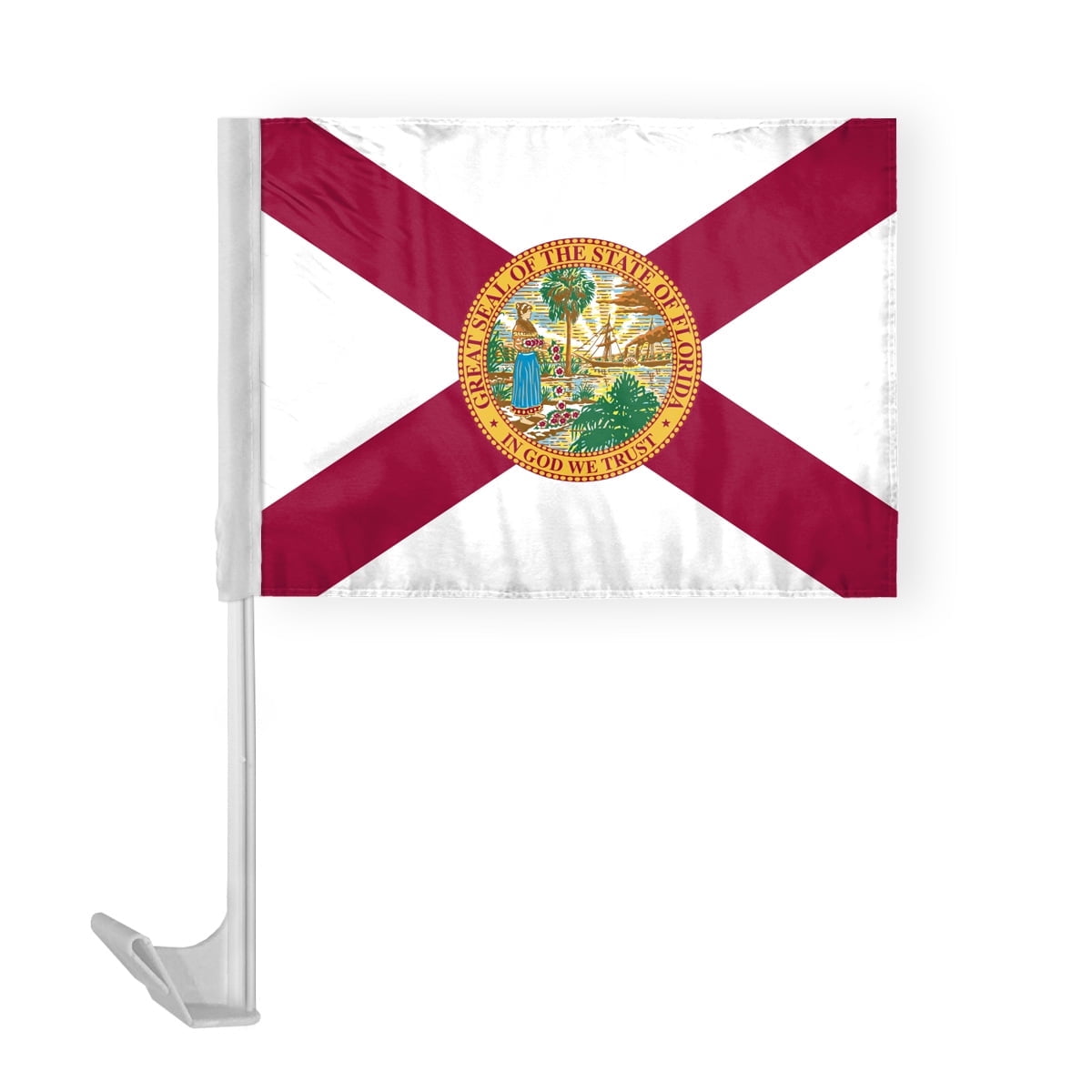 AGAS Florida State Car Window Flag 12x16 Inch - Printed Polyester - 17 ...