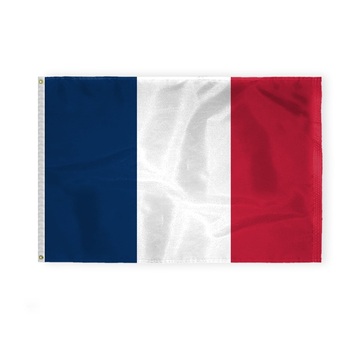 AGAS France Flag - 4x6 ft - 200D Nylon - Stitched Edges - Canvas Header ...