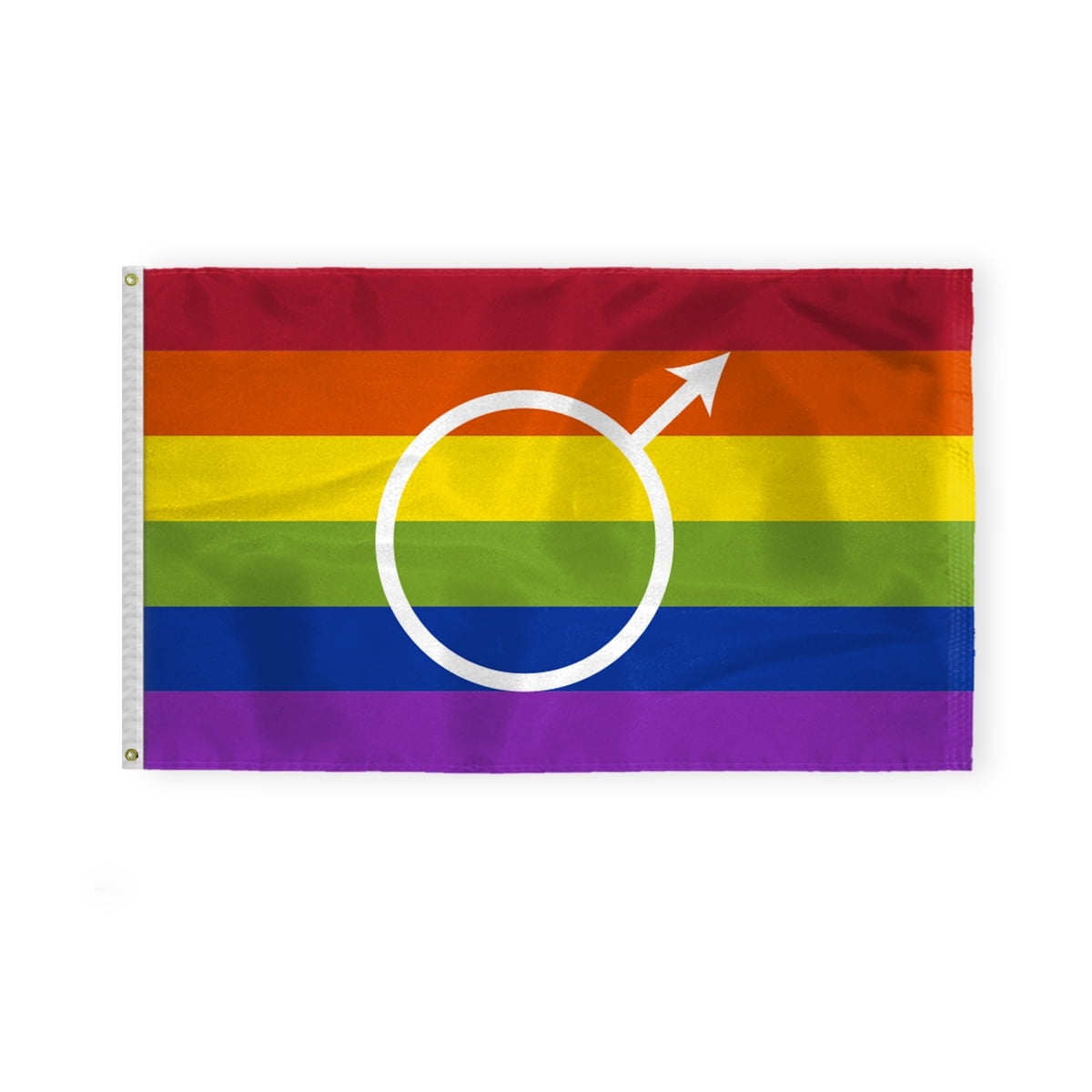 AGAS Gay Male Pride Flag 3x5 Ft - Double Sided Printed 200D Nylon ...