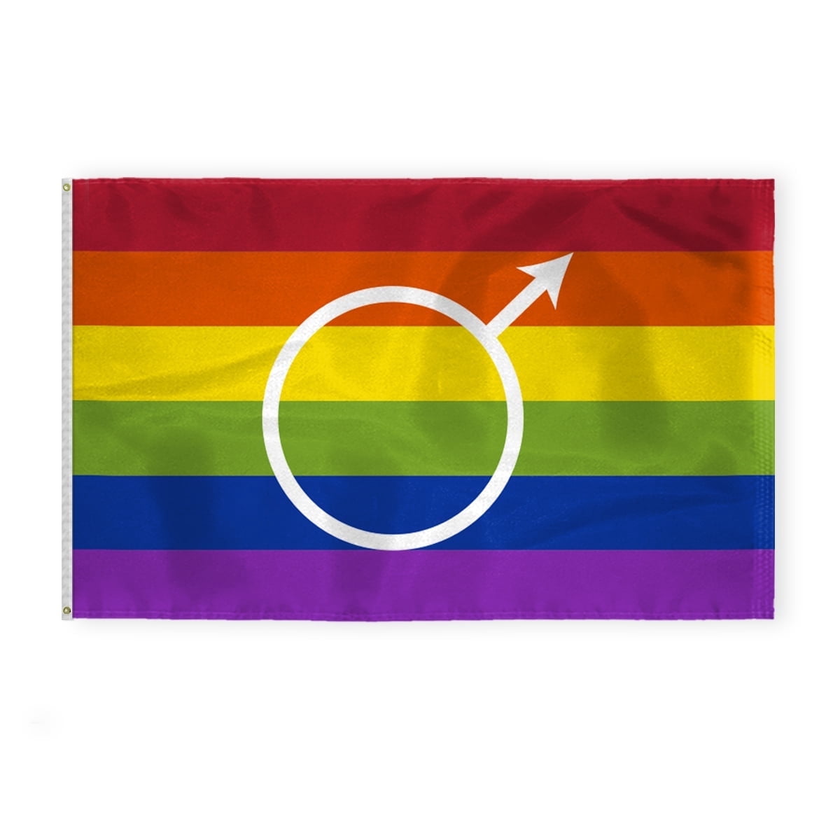 AGAS Gay Male Pride Flag 5x8 Ft - Double Sided Printed 200D Nylon ...