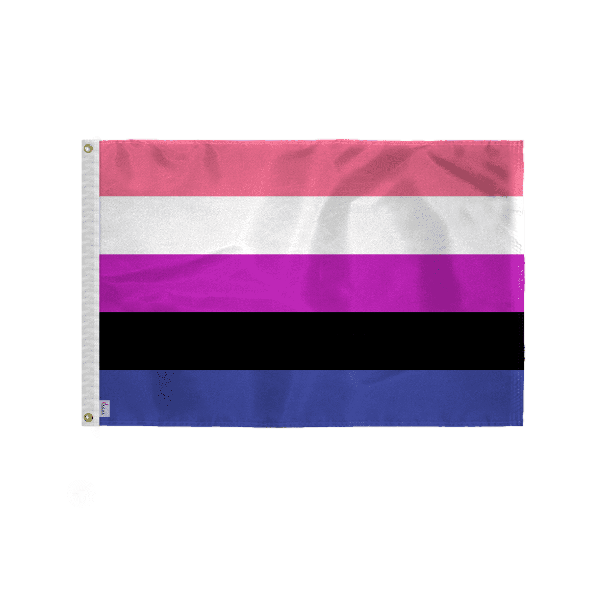 AGAS Genderfluid Pride Flag 2x3 Ft - Double Sided Printed 200D Nylon ...