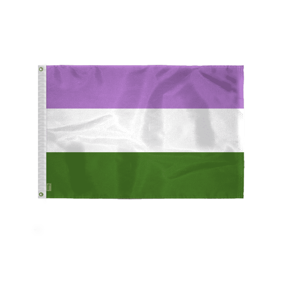 AGAS Genderqueer Pride Flag 2x3 Ft - Double Sided Printed 200D Nylon ...