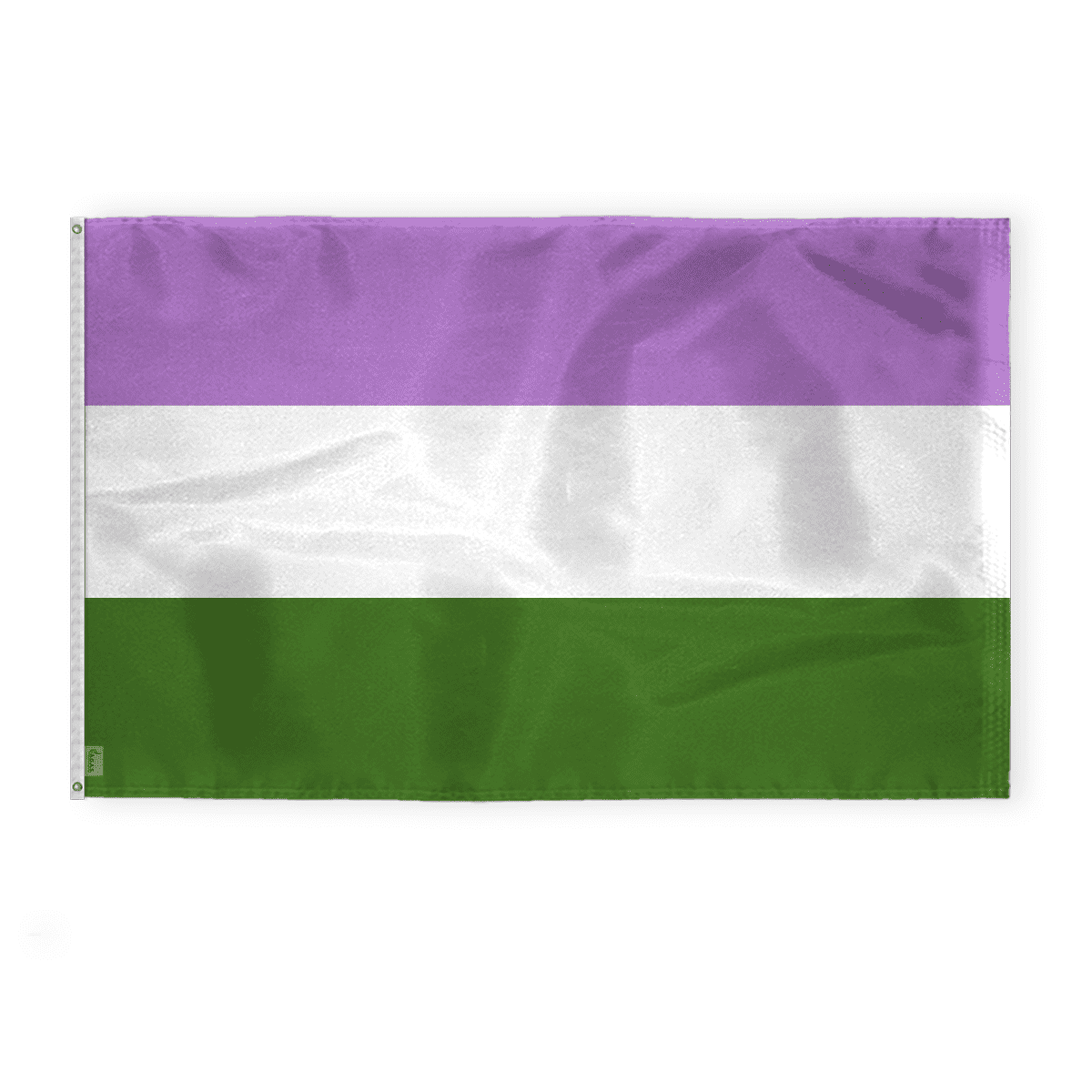 AGAS Genderqueer Pride Flag 4x6 Ft - Double Sided Printed 200D Nylon ...