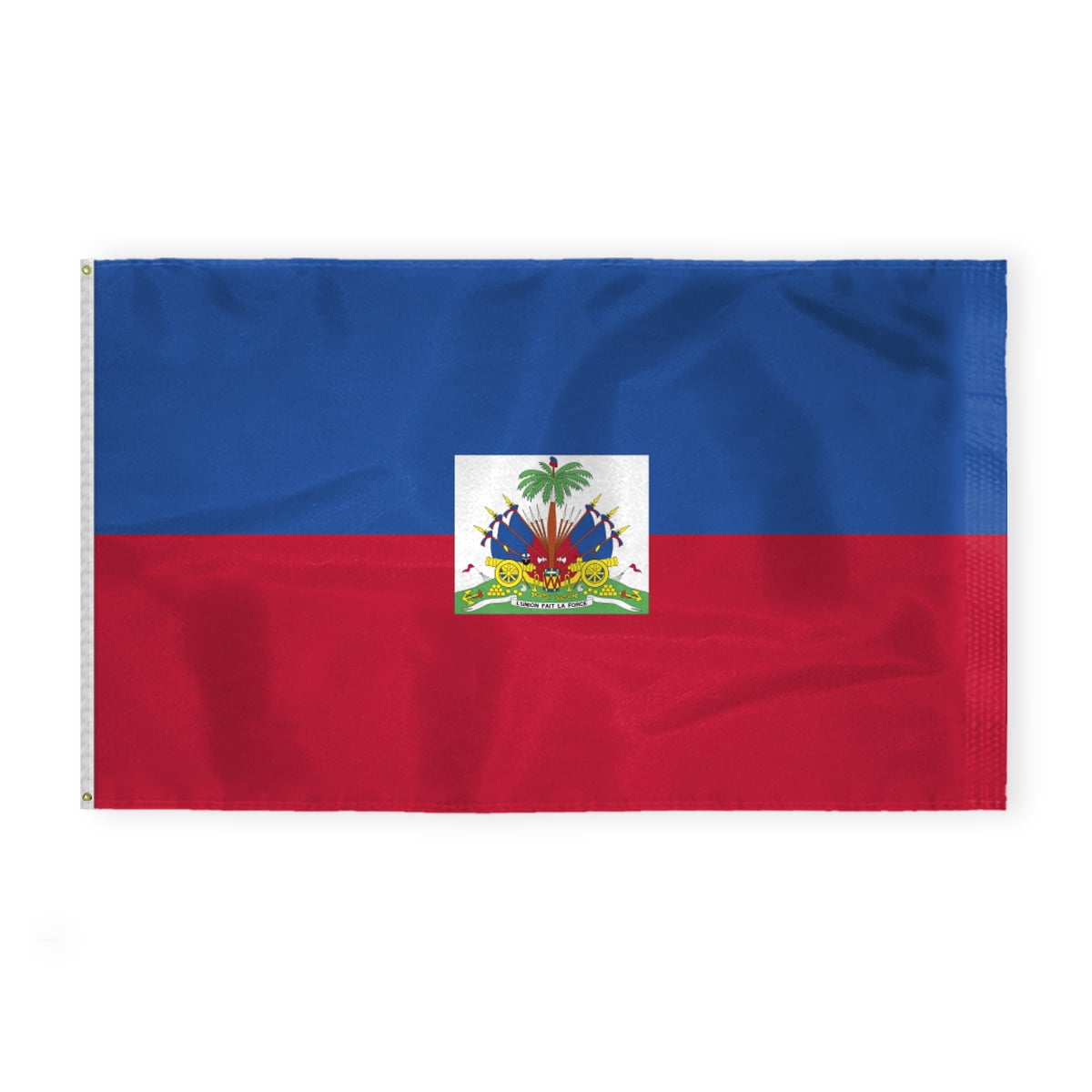 AGAS Haiti Flag 6x10 ft 200D Nylon 6 Needle Lock Stitched Fly Hem Rust ...