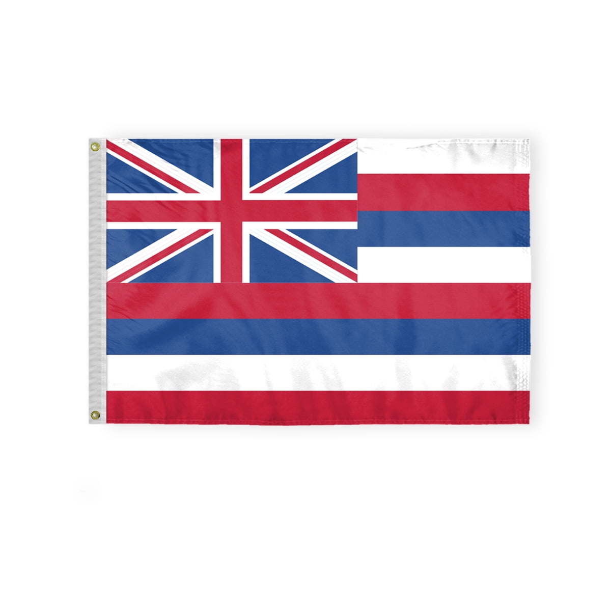 AGAS Hawaii State Flag 2x3 Ft - Double Sided Print 200D Nylon - Brass ...