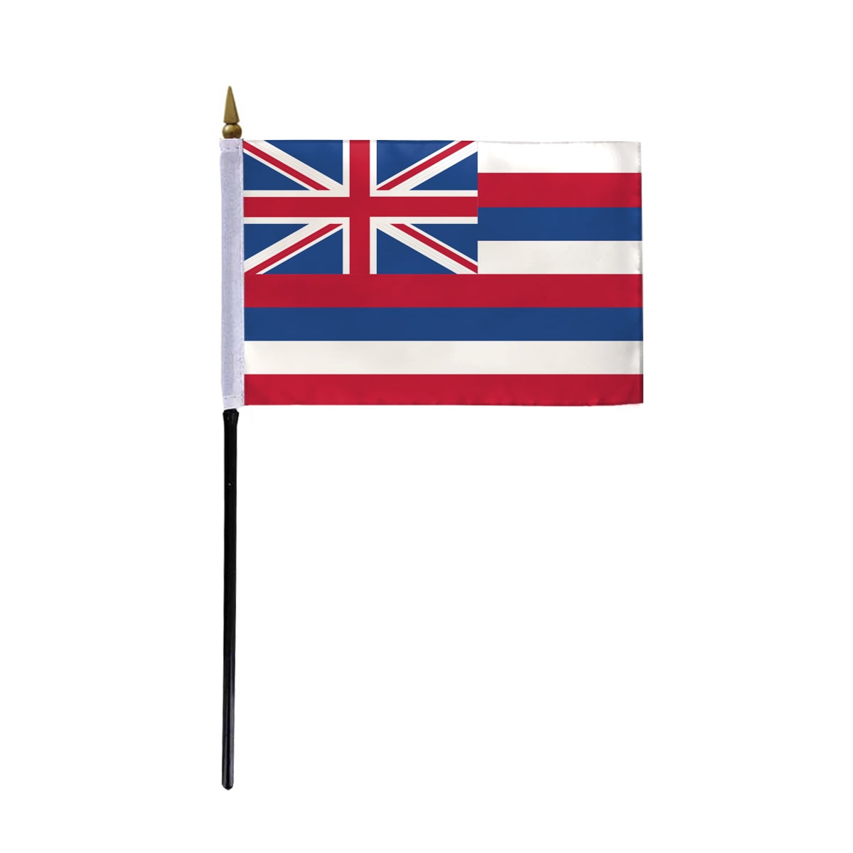 AGAS Hawaii Stick Flag 4x6 Inch with 11 inch Plastic Pole - Printed ...