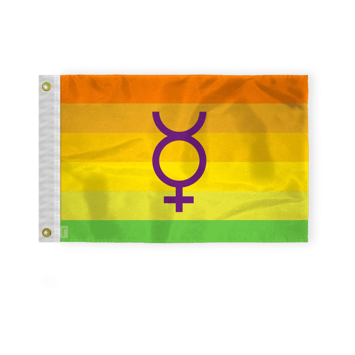 AGAS Hermaphrodite Double Mars and Venus Pride Boat Nautical Flag 12x18 ...