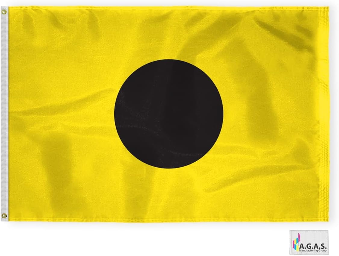 AGAS India Code I Marine Signal Flag - Printed 200D Nylon - Canvas ...