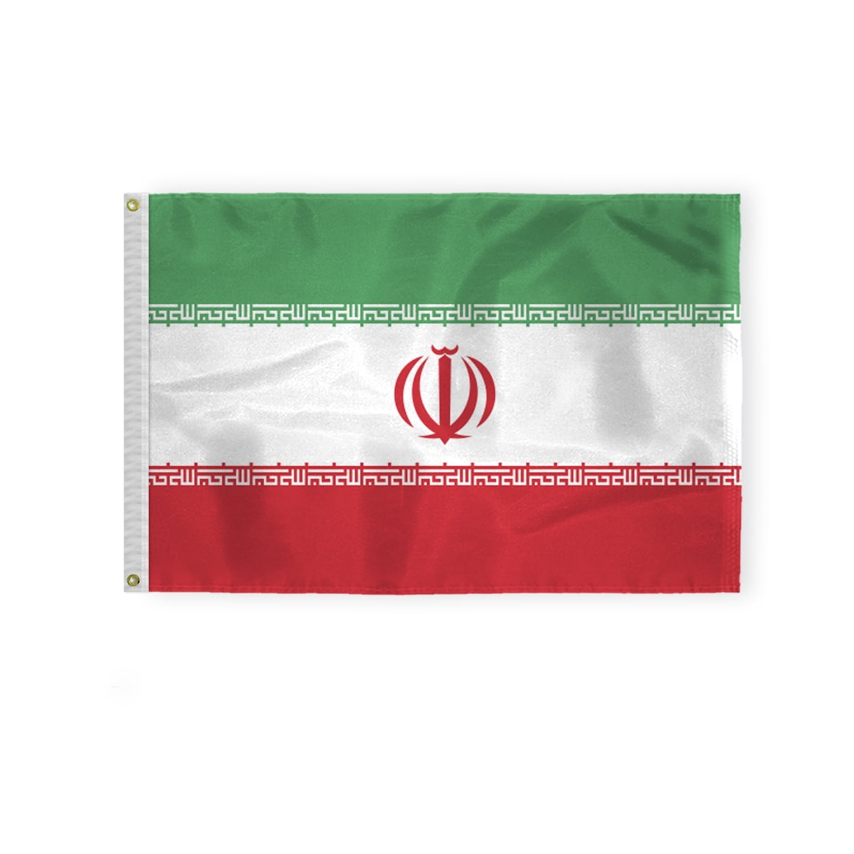 AGAS Iran National Flag 2x3 ft Nylon Fabric Double Stitched Canvas ...