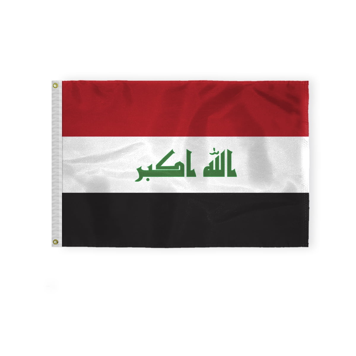 AGAS Iraq Flag 2x3 ft Outdoor 200D Nylon Double Stitched Hem Rust Proof ...