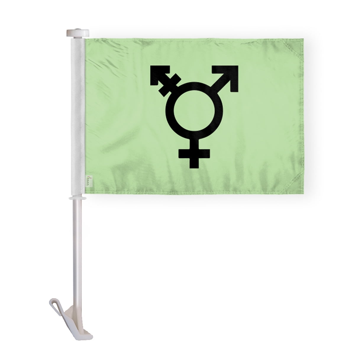 AGAS Israel Trans Car Window Flag 10.5x15 inch - Double Side Printed ...