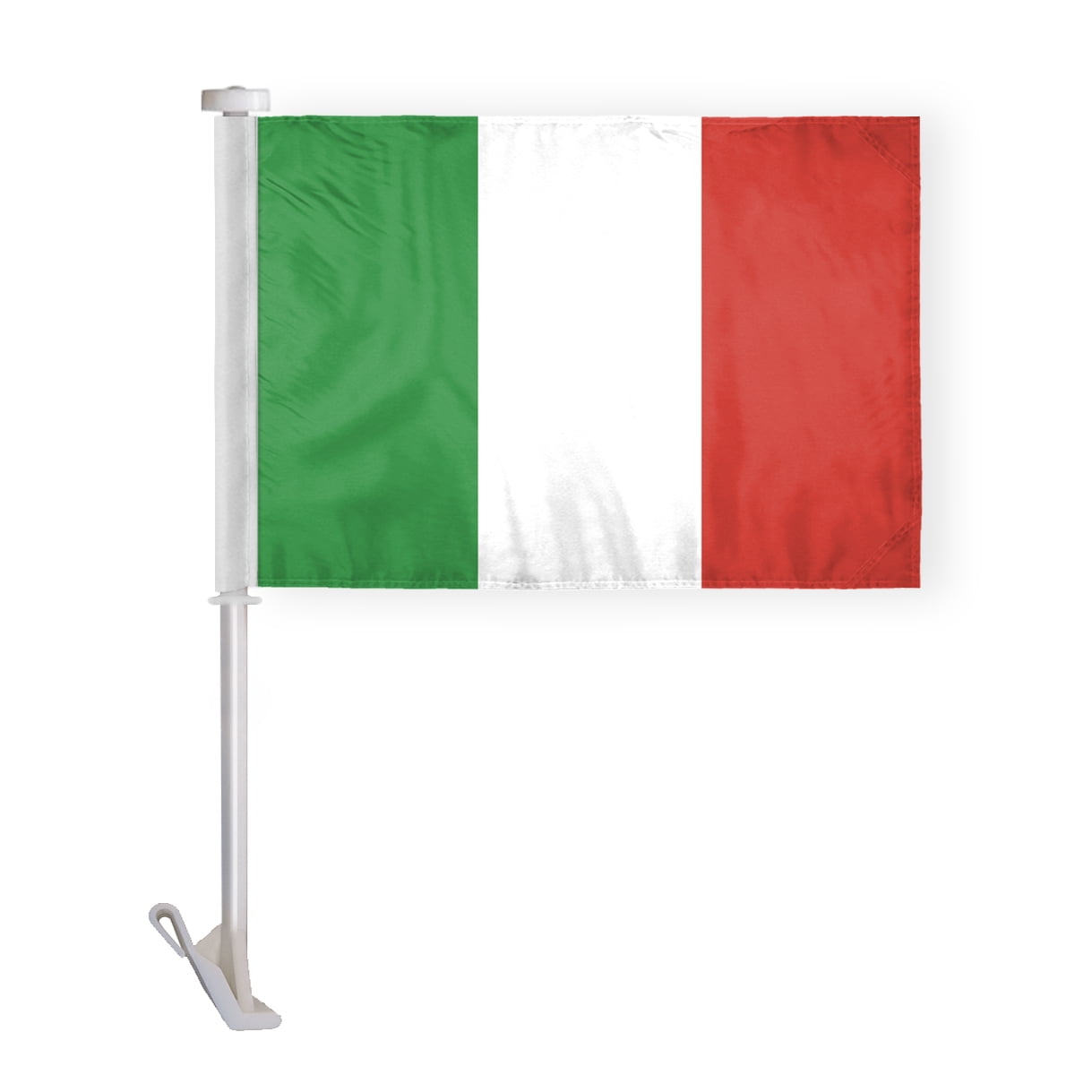 AGAS Italy Car Flag Premium 10.5x15 inch Printed Double Sided on Super ...