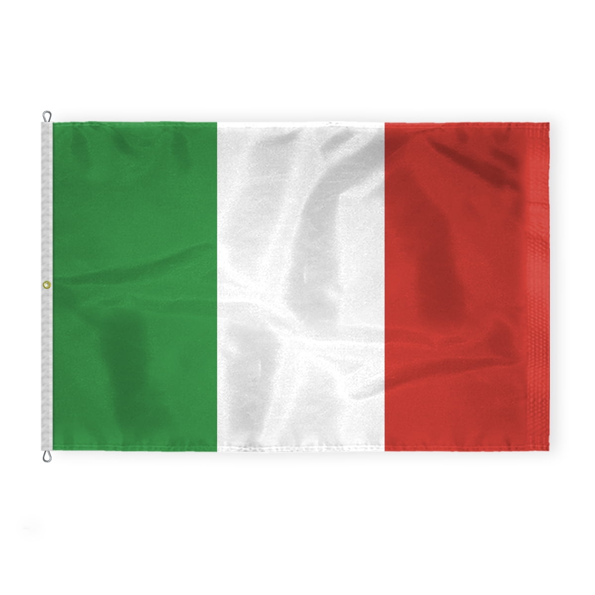 AGAS Italy Flag 8x12 ft - Outdoor 200D Nylon - 6 Needle Lock Stitched ...