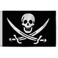 AGAS John Jack Rackham Calico Jack Pirate Cross Swords Skull Flag 3X5 ...