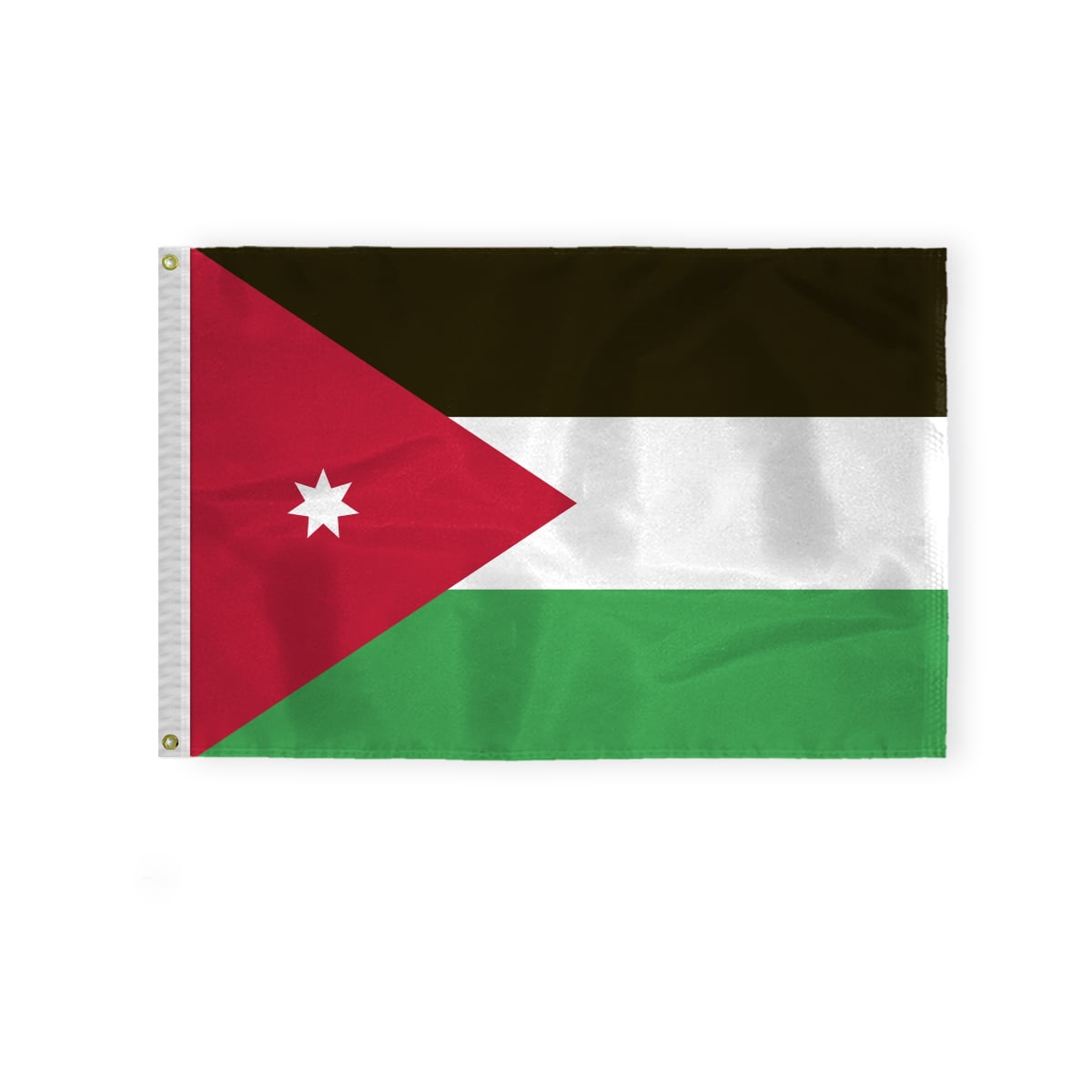 AGAS Jordan Flag 2x3 ft Outdoor 200D Nylon Double Stitched Hem Rust ...