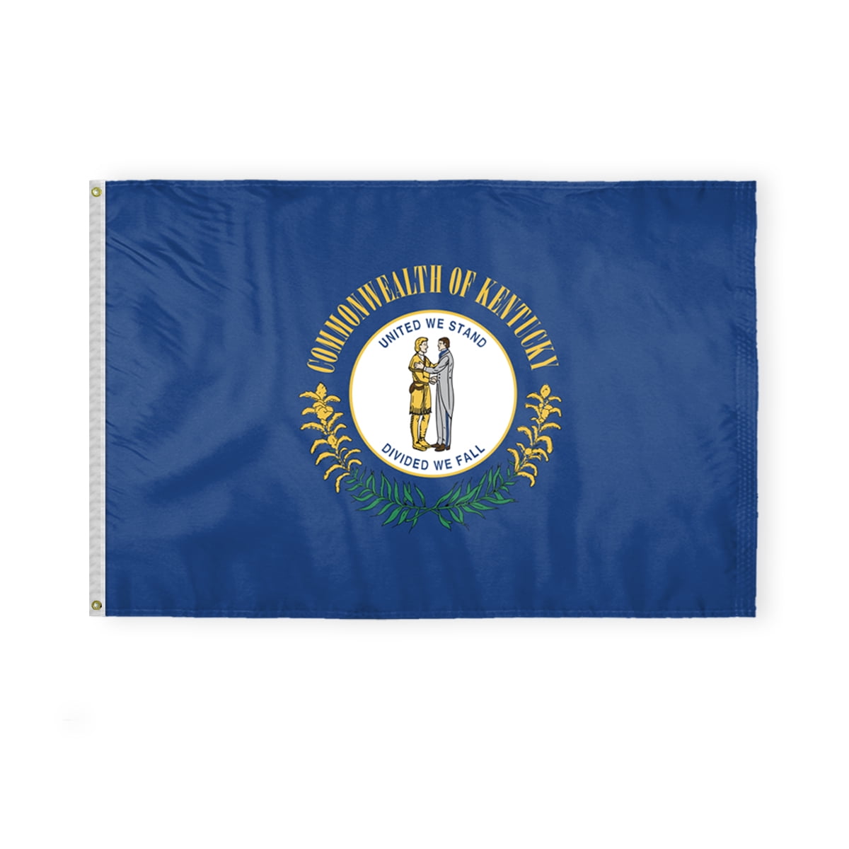 AGAS Kentucky State Flag 4x6 Ft - Double Sided Reverse Print On Back ...