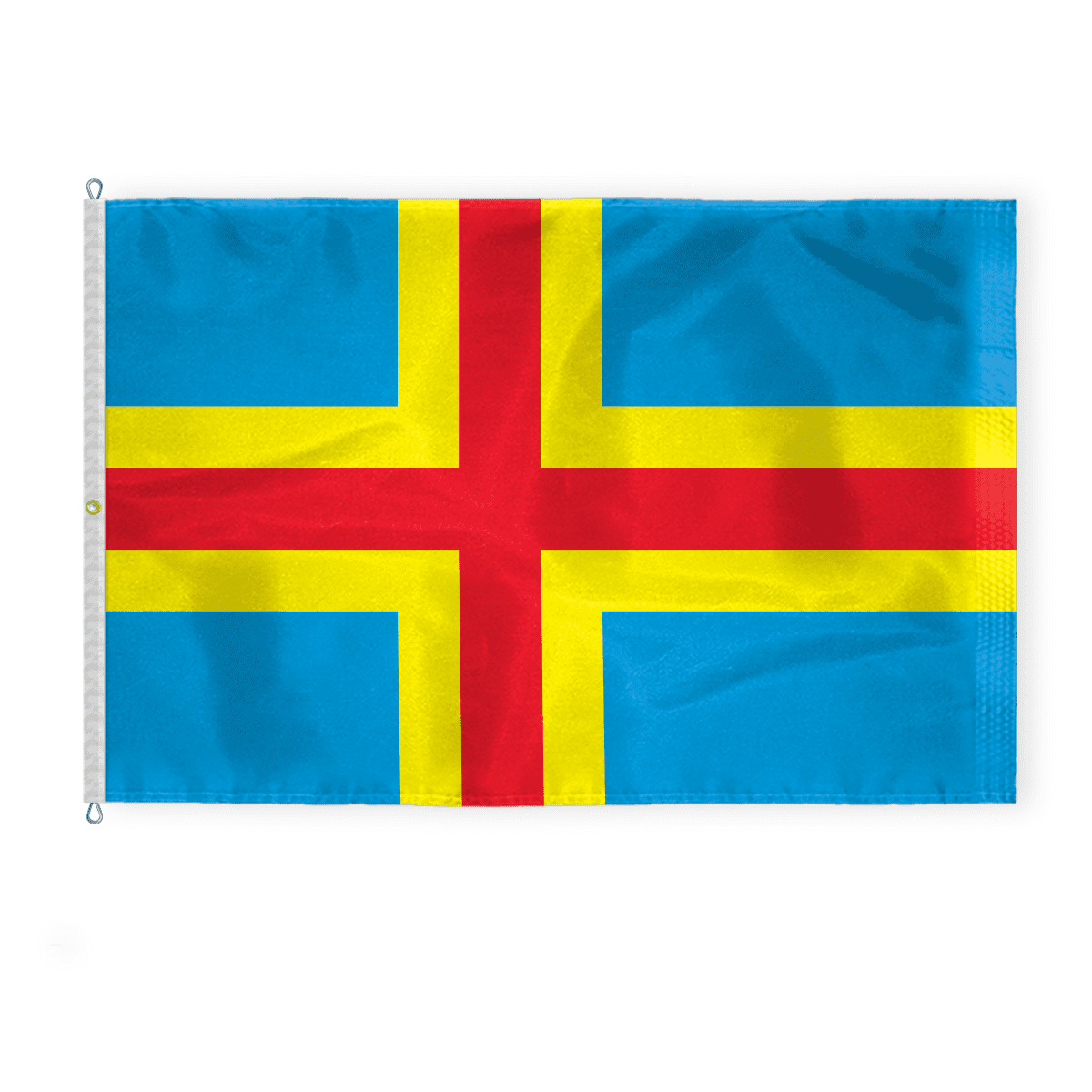 AGAS Large Aland Flag 8x12 ft - 200D Nylon - Stitched Edges - Canvas ...
