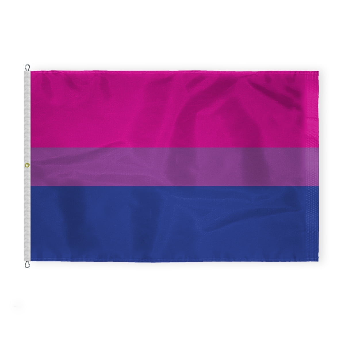 AGAS Large Bi Pride Flag 8x12 Ft - Double Sided Printed 200D Nylon ...