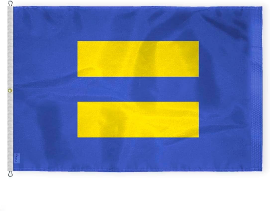 AGAS Large Equality Pride Flag 8x12 Ft - Printed 200D Nylon - Rope ...
