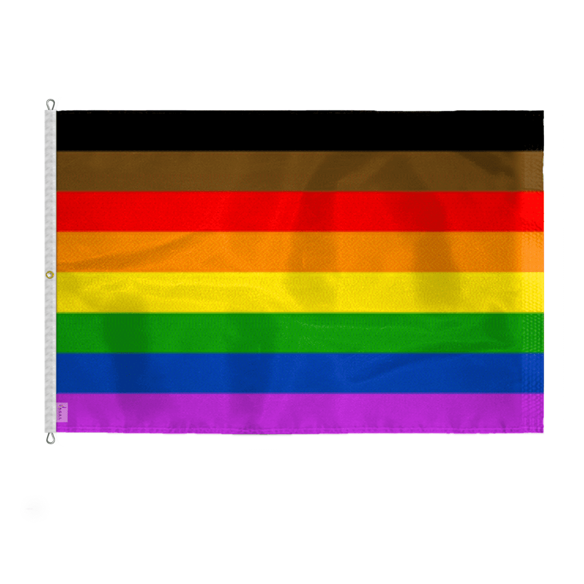 AGAS Large Philadelphia Rainbow Pride POC Flag 10x15 Ft - Double Sided ...