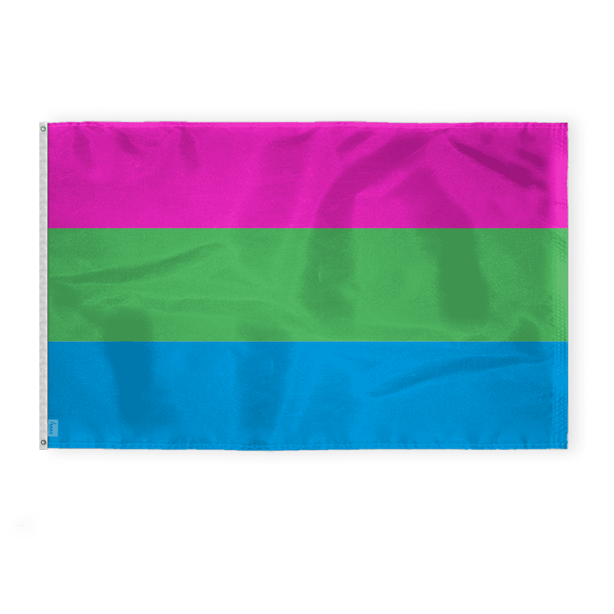 AGAS Large Polysexual Pride Flag 6x10 Ft - Double Sided Printed 200D ...