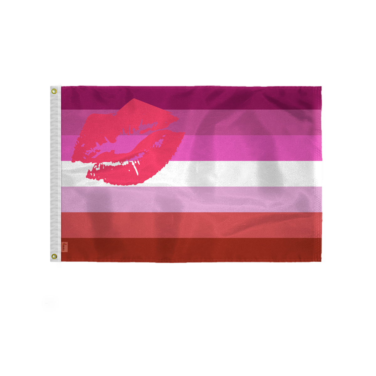 Agas Lipstick Lesbian Pride Flag 3x5 Ft Double Sided Printed 200d