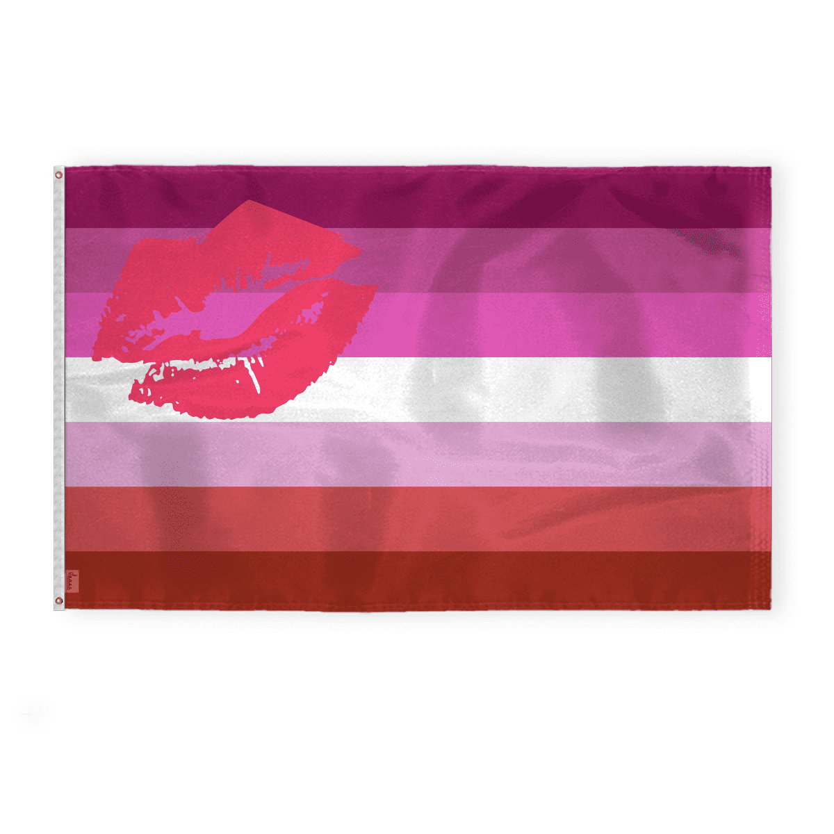 AGAS Lipstick Lesbian Pride Flag 5x8 Ft - Double Sided Printed 200D ...